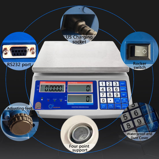 RUISHAN Industrial Scientific Scale with Rs232 with Three-Color Indica